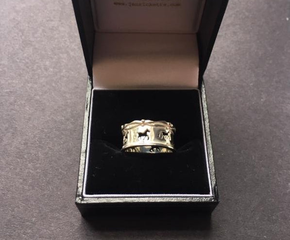 Silver Horse Carousel Ring by Jen Ricketts